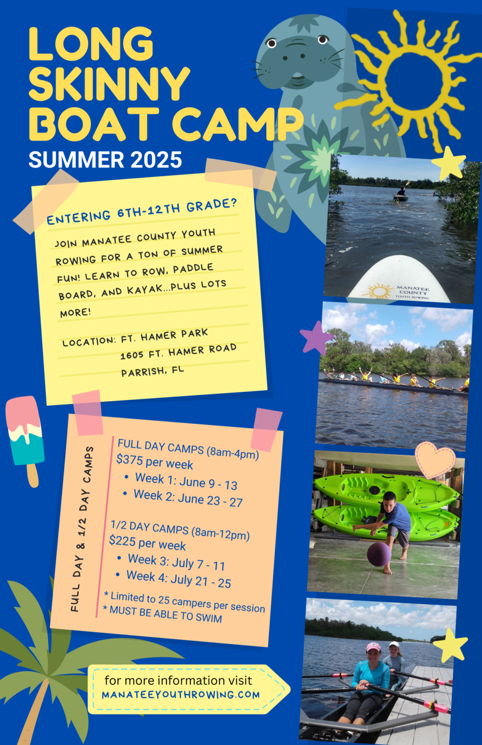 Summer Camps - Manatee County Youth Rowing